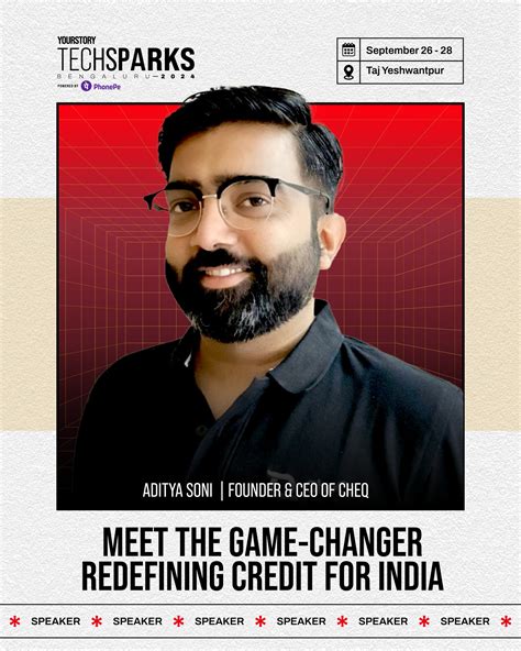 Yourstory 🚀 Aditya Soni Founder And Ceo Of Cheq Is