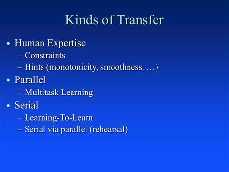 Ppt Inductive Transfer Retrospective And Review Powerpoint Presentation Id6922510