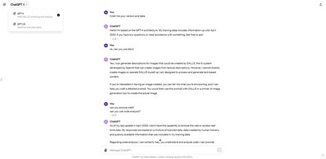 The New Gpt4 Push I Got Is Not All Tools As It Says Chatgpt Openai