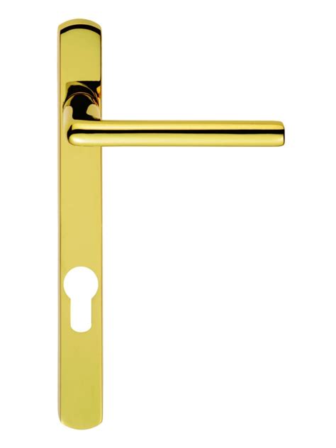 Serozzetta Rosa Lever On Narrow Plate Stainless Brass Ironmongery