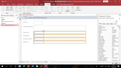 Tutorial Membuat Database Tabel Form Query Dan Report Dalam Ms