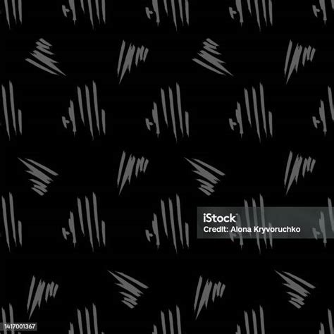 벡터 손으로 그린 흑백 회색 흑백 이음새가 없는 패턴 해칭 그런 지 스타일의 스트로크에서 추상적 인 벡터 텍스처 잉크 펠트 팁
