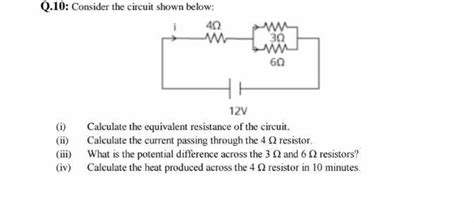 Q10 Consider The Circuit Shown Below Filo