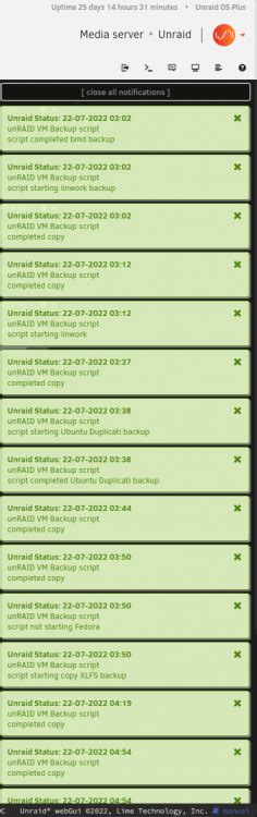 Vm Backup Plugin User Customizations Unraid