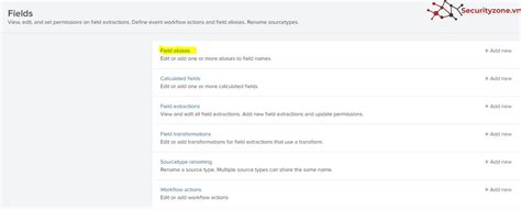 Splunk Splunk 7x Fundamentals 2 Module 9 Creating Field Aliases