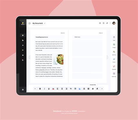 Notebook Web Application Redesign On Behance