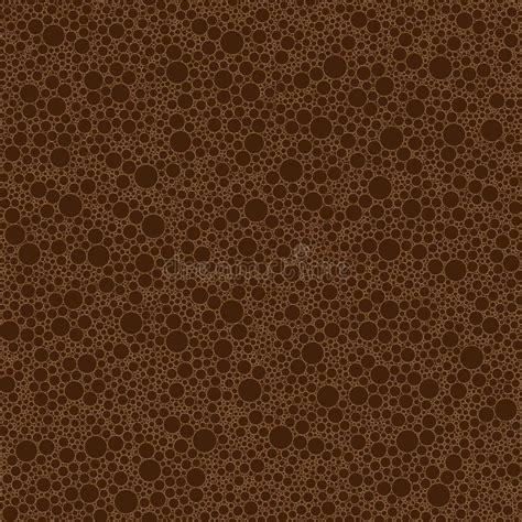 Small Brown Circles Texture Background Stock Illustration