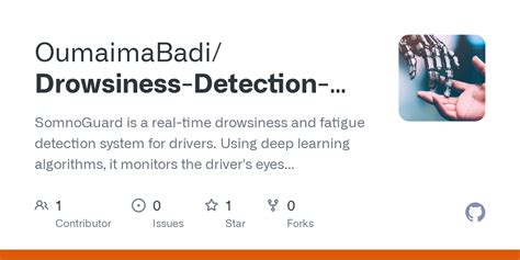 Github Oumaimabadi Drowsiness Detection Project Somnoguard Is A Real Time Drowsiness And