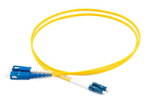 SC LC Single Mode Fiber Patch Cord Duplex Cable Low Insertion Loss