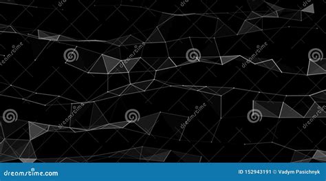 Abstract Technology Background Science Background Big Data Background Vector Plexus Effect