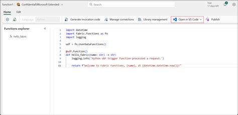 How To Debug User Data Functions Locally In Vs Code Microsoft Fabric