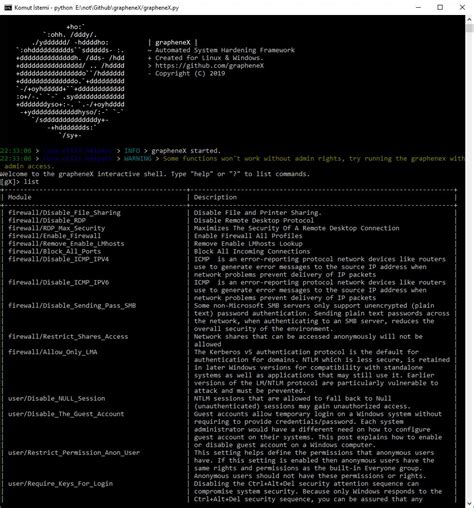 Github Graphenexgraphenex Automated System Hardening Framework