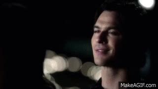Damon And Elena X Delena Rain Kiss On Make A Gif