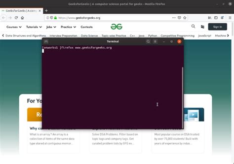 How To Launch Firefox From Linux Terminal Geeksforgeeks