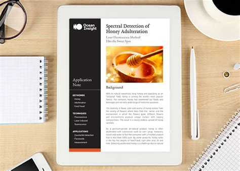 Application Note Spectral Detection Of Honey Adulteration