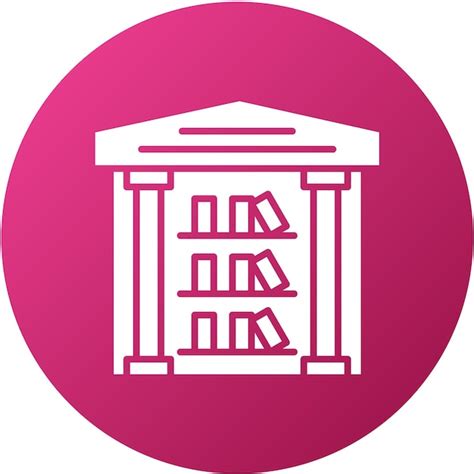 Premium Vector Vector Design Library Icon Style