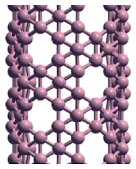 A A 3d Perception Of Boron Triangular Nanotube B A 3d Perception Download Scientific