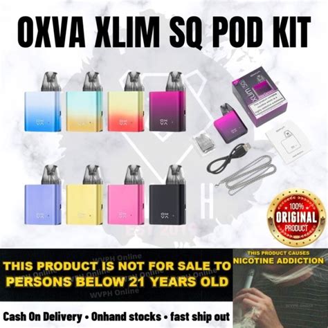 HOT Authentic OXVA XLIM SQ Pod Kit With Lanyard Inside Lazada PH