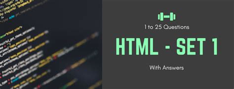 Html Questions With Answers 1 To 25 Questions Set 1 Yeah Hub