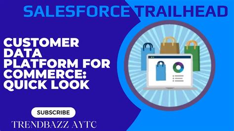 Customer Data Platform For Commerce Quick Look Salesforce Trailhead Youtube