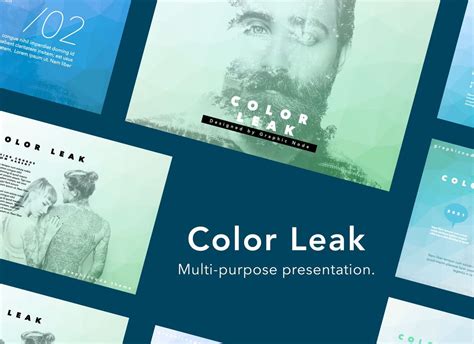 Color Leak Google Slides Presentation Template Presentation Template 75112