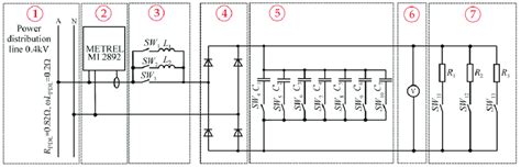 Circuit Diagram Of Experimental Setup For The Reactive Power Provided Download Scientific