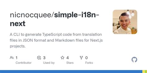 Nico Prananta On Linkedin Github Nicnocqueesimple I18n Next A Cli