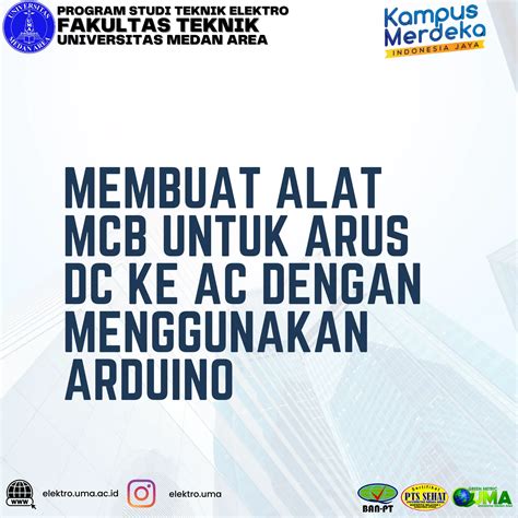 Membuat Alat Mcb Untuk Arus Dc Ke Ac Dengan Menggunakan Arduino