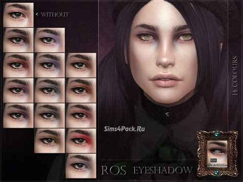 Тени для век Ros Eyeshadow для Симс 4 Sims4pack Ru
