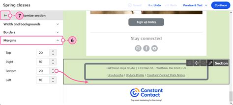 Customize Your Email Footer