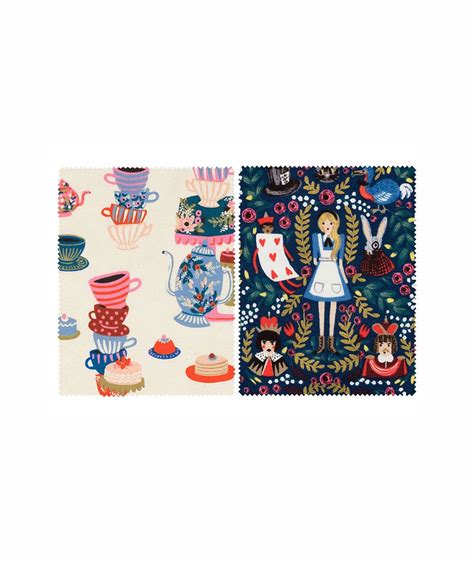 This Alice In Wonderland Inspired Fabric Collection Is Pure Whimsy Real Simple