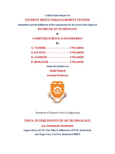 Sample Project Documentation Pdf Html Html Element