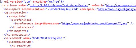 Rajwebjunky Biztalk Xsd Import Multiple Schemas With Same Targetnamespace