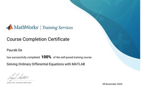 Paurab De On Linkedin Matlab Mathworks Odes Numericalmethods