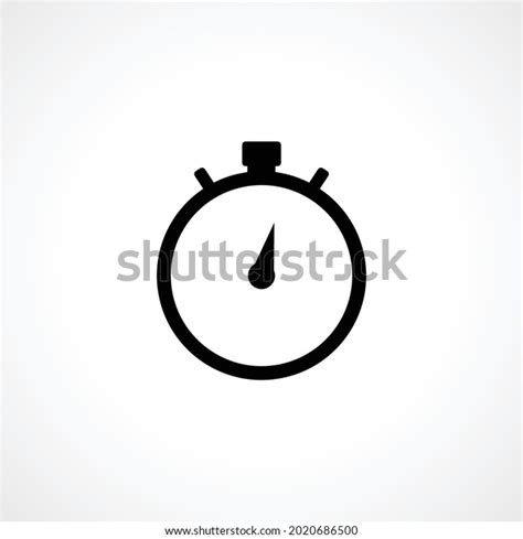 Stopwatch Icon Timer Time Simple Isolated Stock Vector Royalty Free 2020686500 Shutterstock