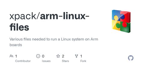 Github Xpackarm Linux Files Various Files Needed To Run A Linux