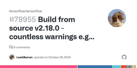 Build From Source V2180 Countless Warnings Eg Do Not Pass An `inputshape``inputdim