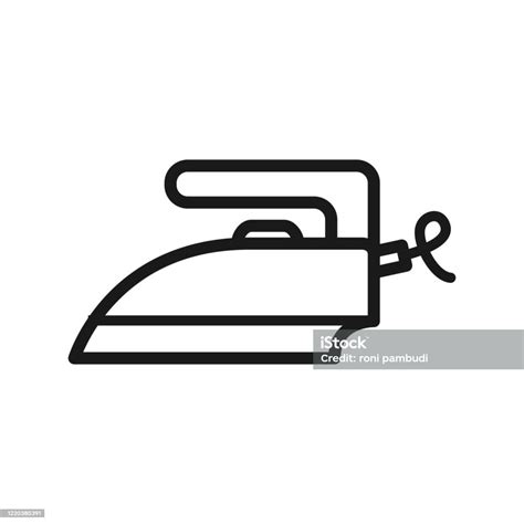 철 벡터 아이콘 플랫 디자인 아이언 아이콘 실루엣 아이언의 일러스트 가사 집안일에 대한 스톡 벡터 아트 및 기타 이미지 가사 집안일 가정 생활 과거 Istock