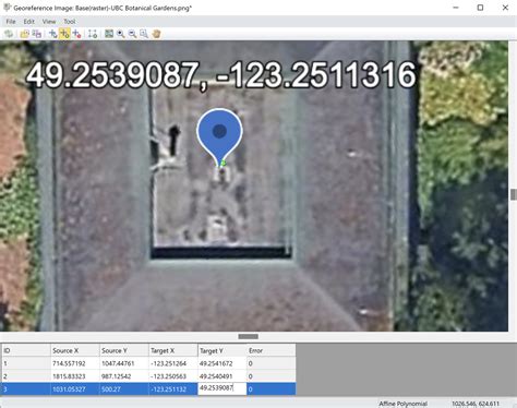 Georeference Assign Coordinates To An Image In Surfer Golden Software Support
