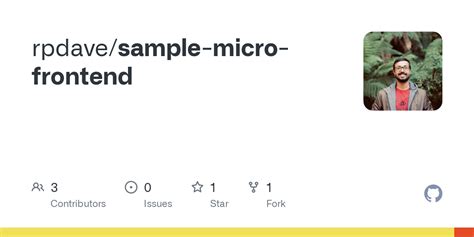Github Rpdavesample Micro Frontend