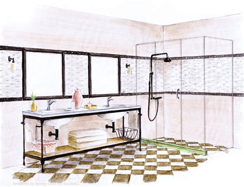 Manual Interior Renderings On Behance