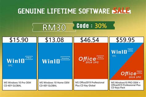 Genuine Microsoft Software Sale Get Windows Windows And Office Starting From Just Only