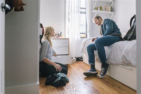 Girl Empties A Drawer For His Stuff By Stocksy Contributor Charles George Stocksy