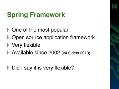 Ppt Spring Framework Powerpoint Presentation Free Download Id2091093