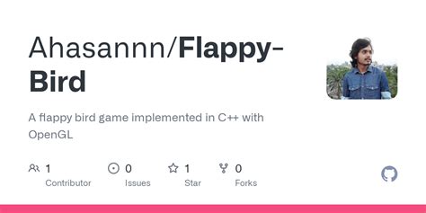 Github Ahasannn Flappy Bird A Flappy Bird Game Implemented In C With Opengl