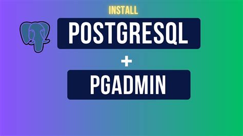Install Postgresql And Pgadmin In Mac Youtube