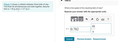 Solved Figure 1 Shows A Collision Between Three Balls Of