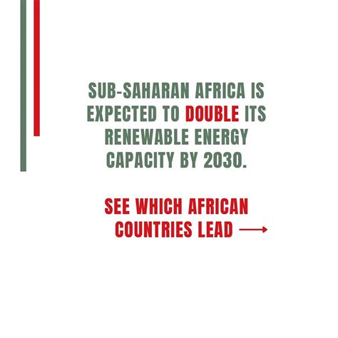 Sub Saharan Africa Is Set To Experience A Transformative Leap In