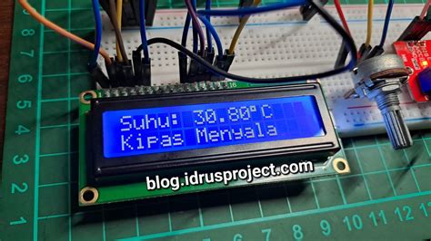 Membuat Kipas Angin Otomatis Menggunakan Arduino Uno Mosfet Dan Sensor Dht11 Idrus Project