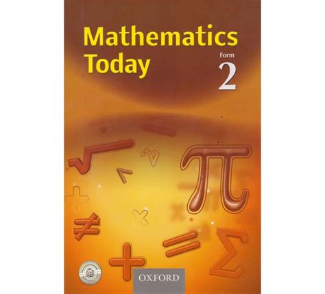 Mathematics Today Form 2 Oxford By Monica Mwasi Sm Muturi Pick A Book Limited